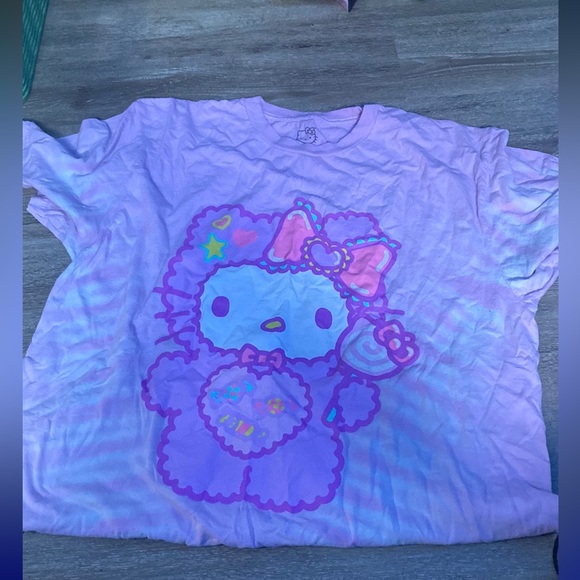 Hot Topic | Tops | This Is A Pink Hello Kitty Sanerio Shirt From Hot ...